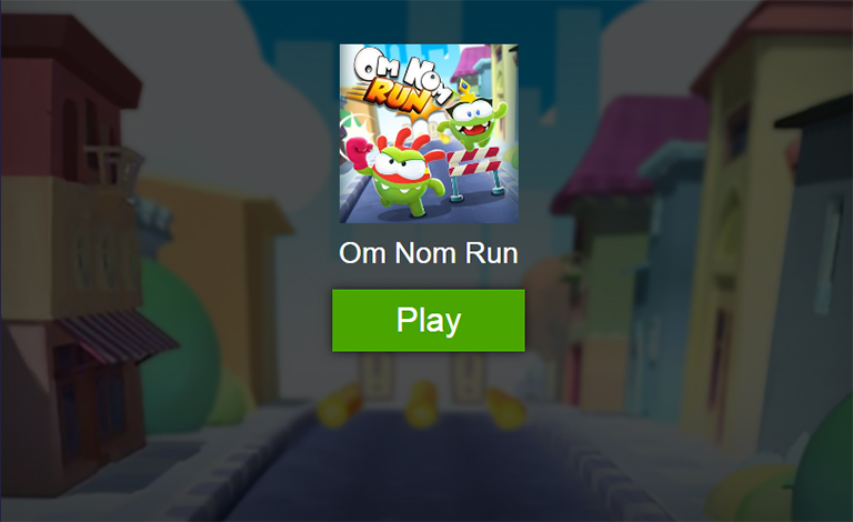 Play Om Nom Run Online Game For Free at GameDizi.com